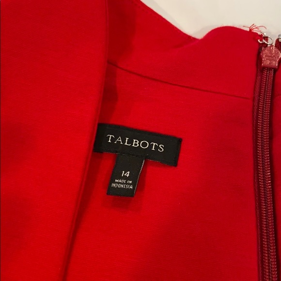 Talbots | Dresses | Talbots Little Red Dress | Poshmark